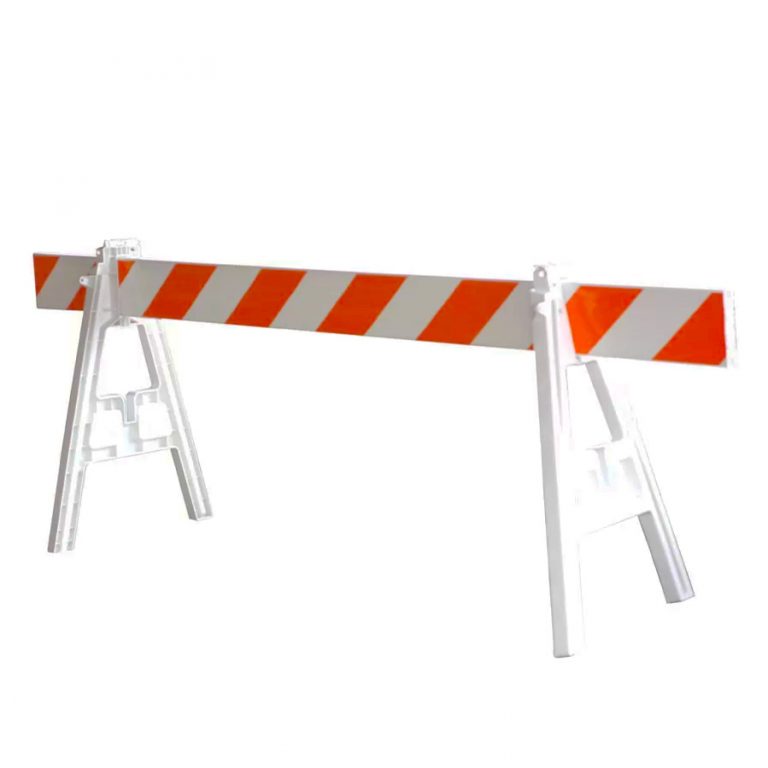 Barricade - Plastic A-Frame, Complete, Reflective 1-Side - Universal Group